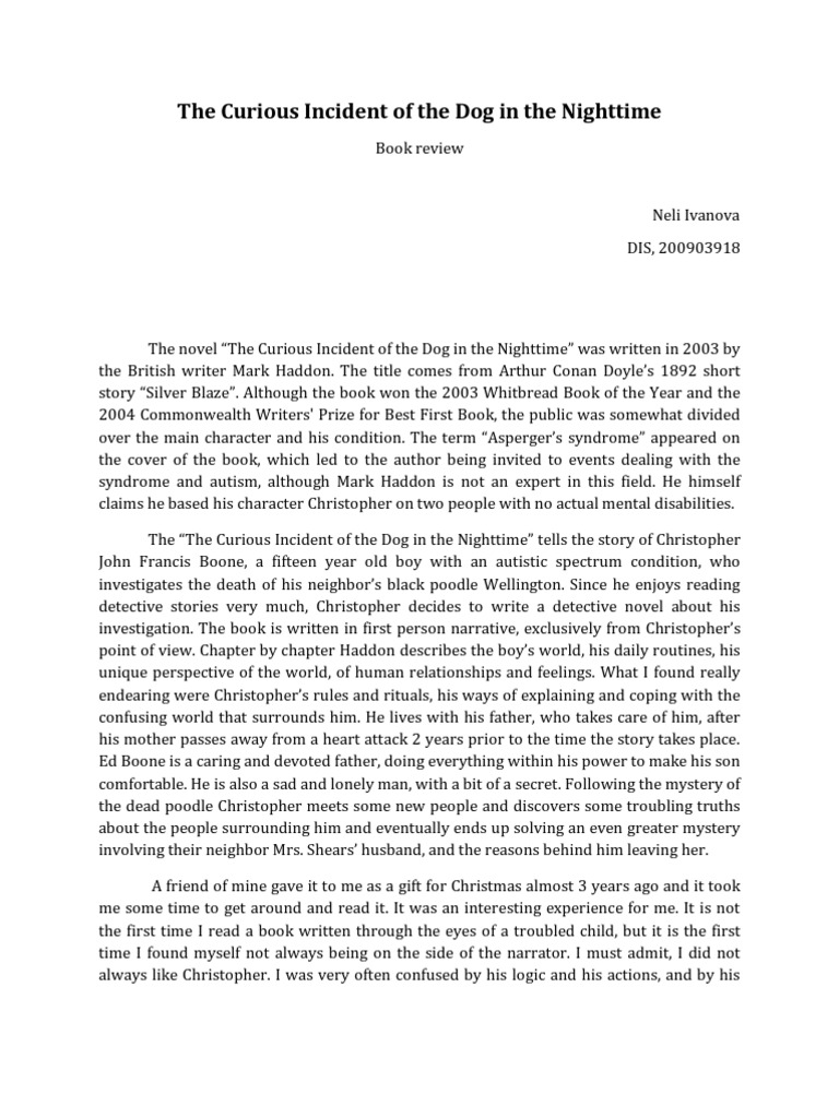 Curious Incident PDF Download Guide | PDF | Mystery, Thriller & Crime ...