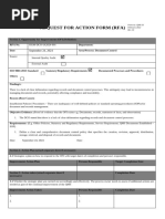 Sample OFI Report Form | PDF | Audit | Internal Audit