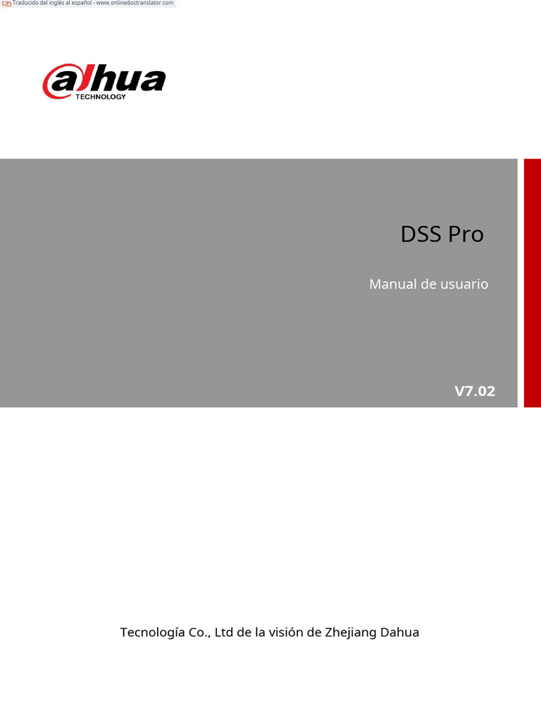 DSS Pro Client User Manual Español | PDF | Contraseña | Servidor (Computación)