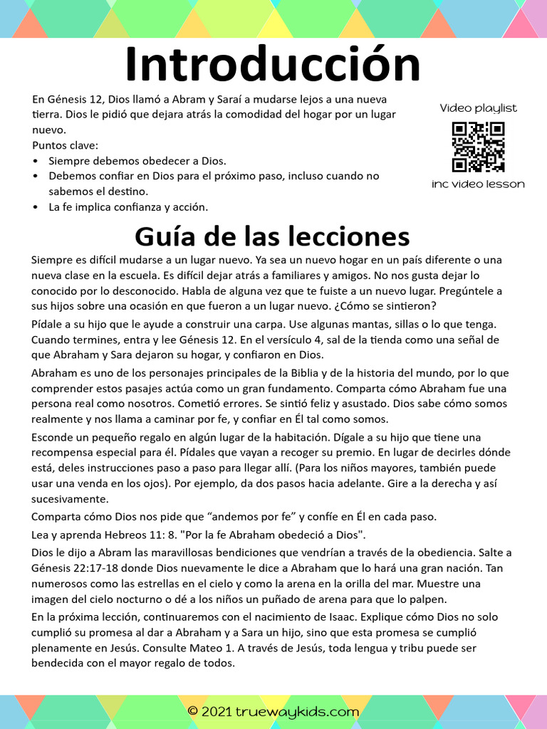 07 - Dios Llama A Abraham y A Sara | PDF | Abrahán | Contenido bíblico