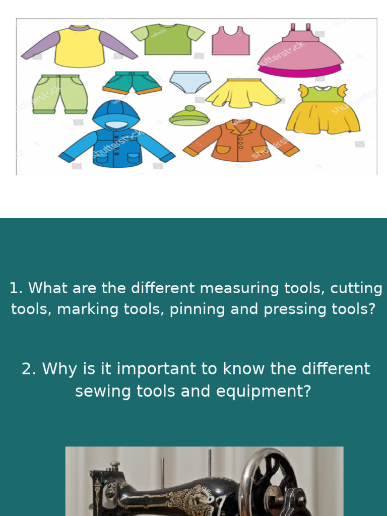 3.SEWING MACHINE and Its TYPES | PDF