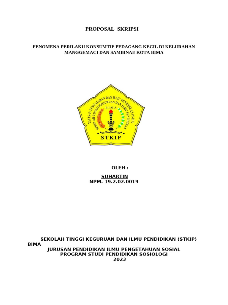 Proposal Skripsi Atin_2 | PDF