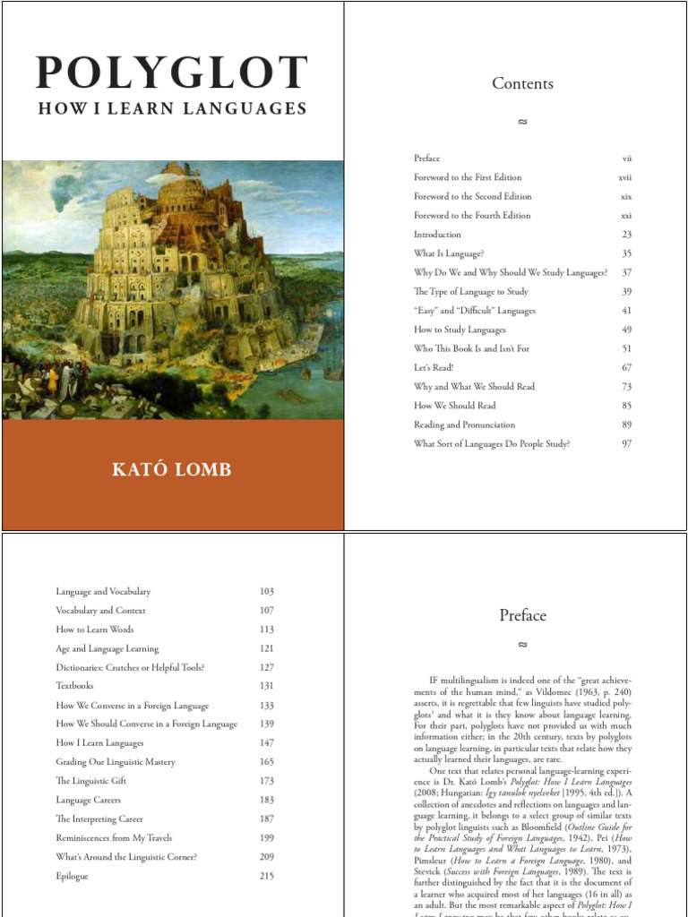 Kato Lomb Imprimir | PDF | Second Language Acquisition | Multilingualism