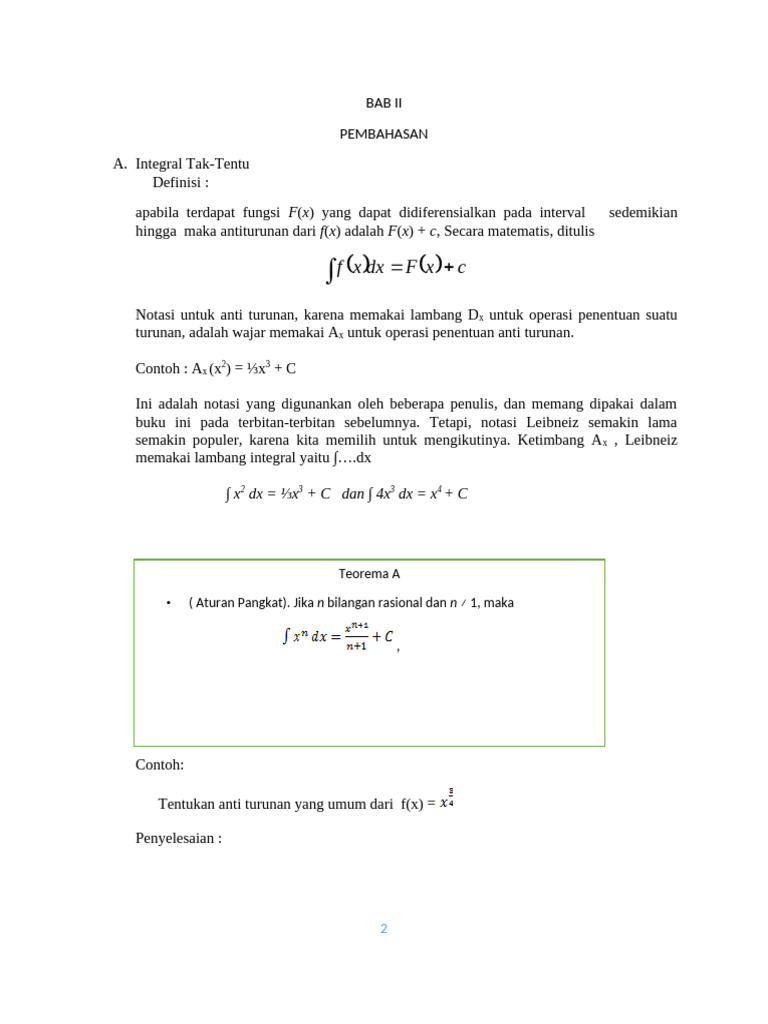 BAB II Kalkulus 1 | PDF
