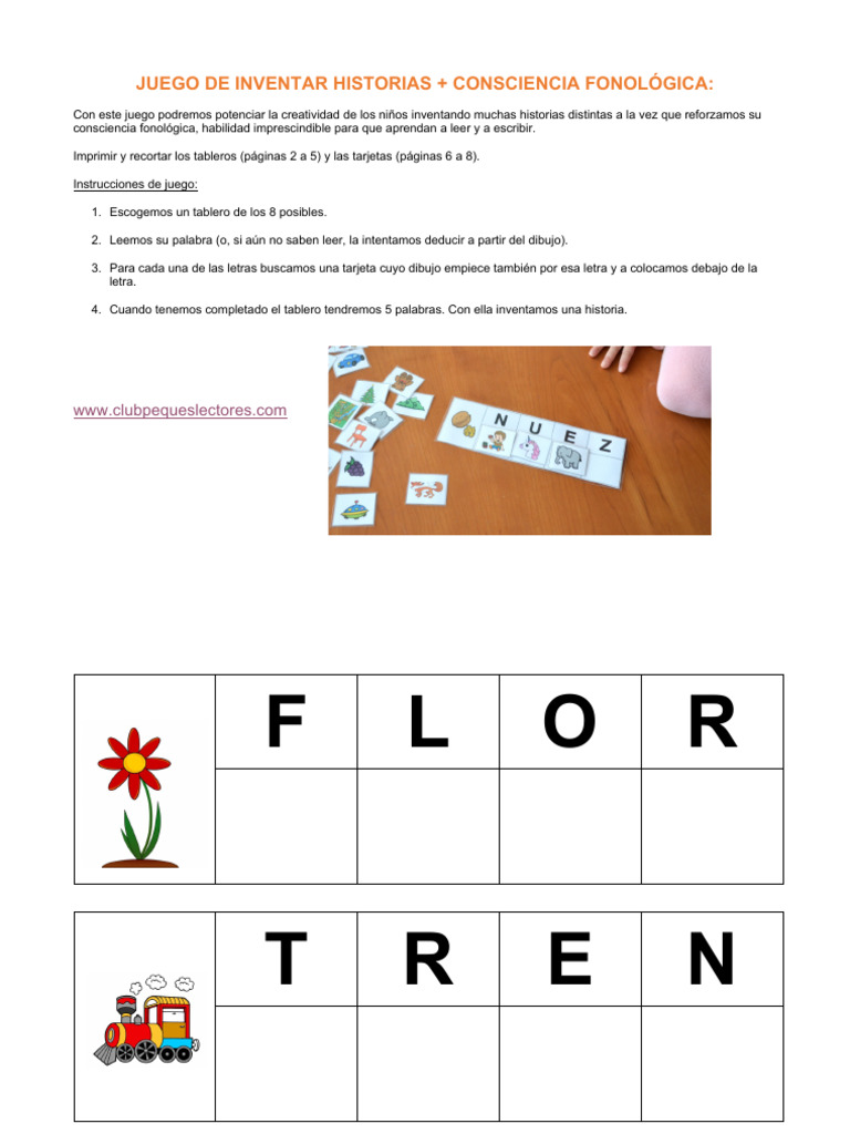 Microsoft Word - Juego-Inventar-Historias | PDF