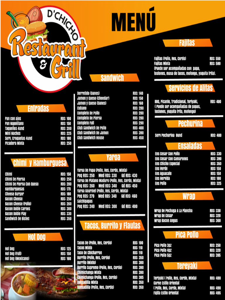 Menu Grande Chicho-1 | PDF