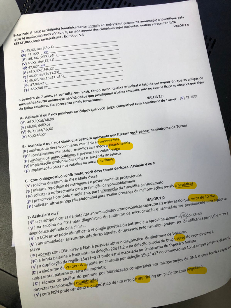 Prova 1º Estágio | PDF