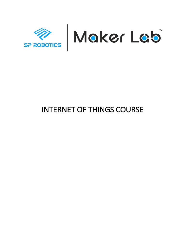 Internet of Things Course | PDF | Internet Of Things | Computing