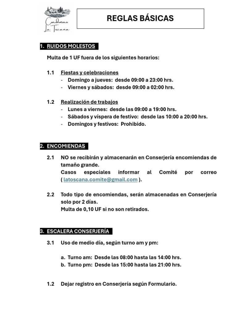 Reglas Basicas | PDF