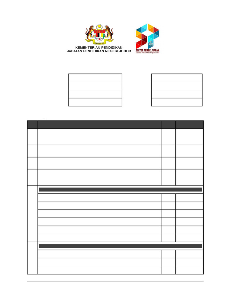 Instrumen Pemantauan TMK SR | PDF