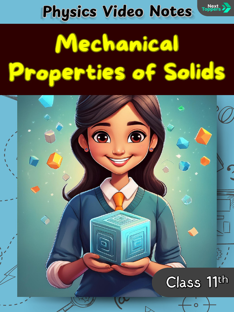 Mechanical Properties of Solids | PDF | Elasticity (Physics) | Liquids