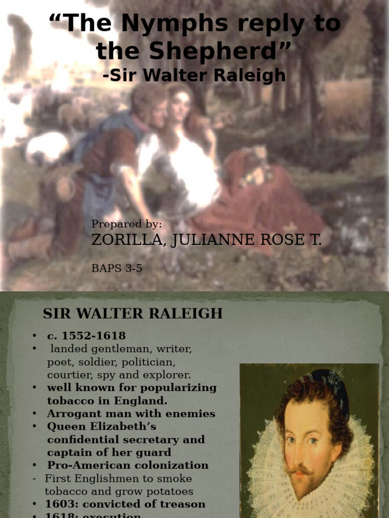 The Nymphs Reply To The Shepherd | PDF | Poetry