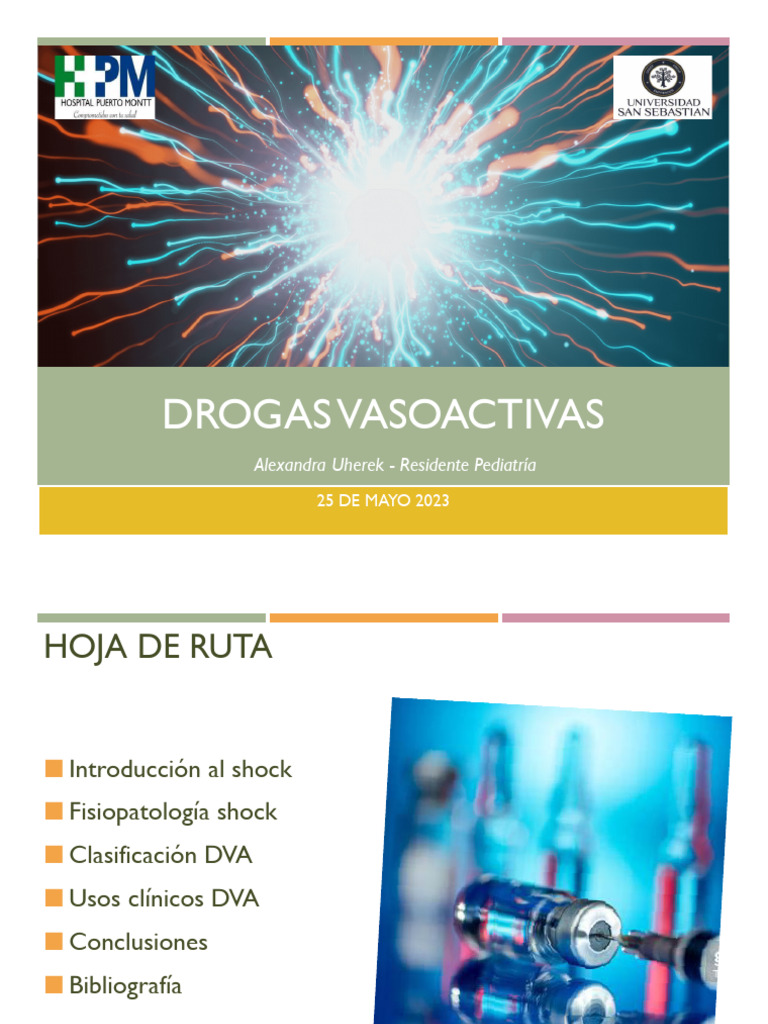 Drogas Vasoactivas en Neonatos | PDF | Especialidades Medicas | Sistema cardiovascular