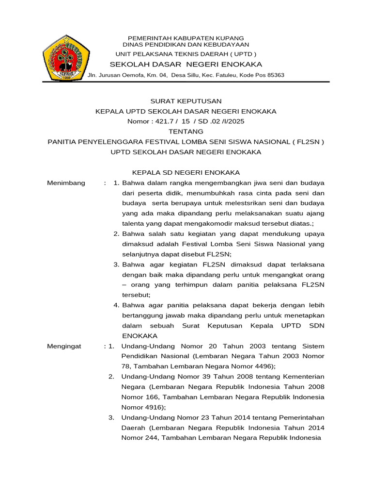 SK Fls2n Enokaka 2025 | PDF