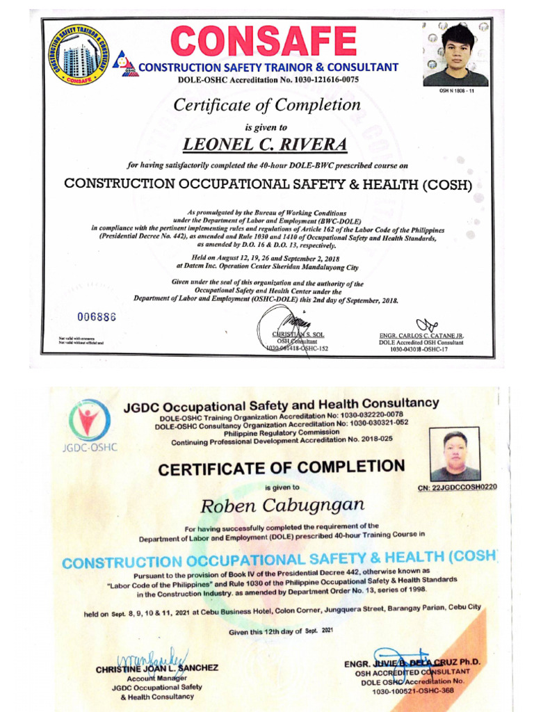 COSH - Leonel Rivera | PDF