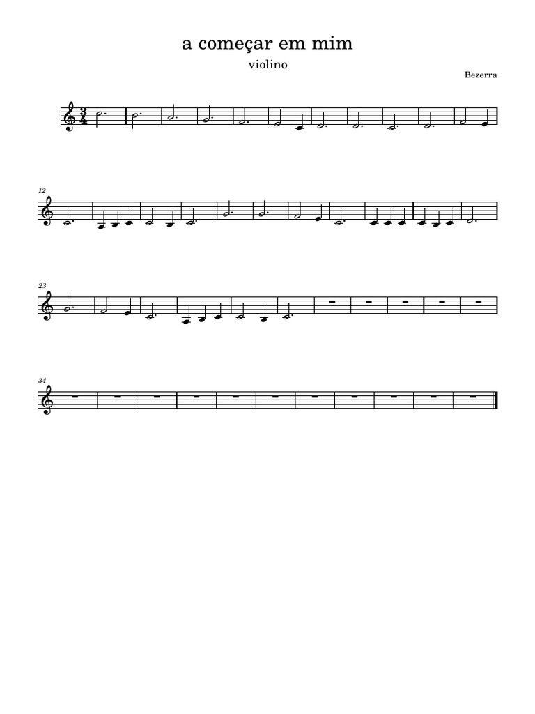 Violin Sheet Music Patterns | PDF
