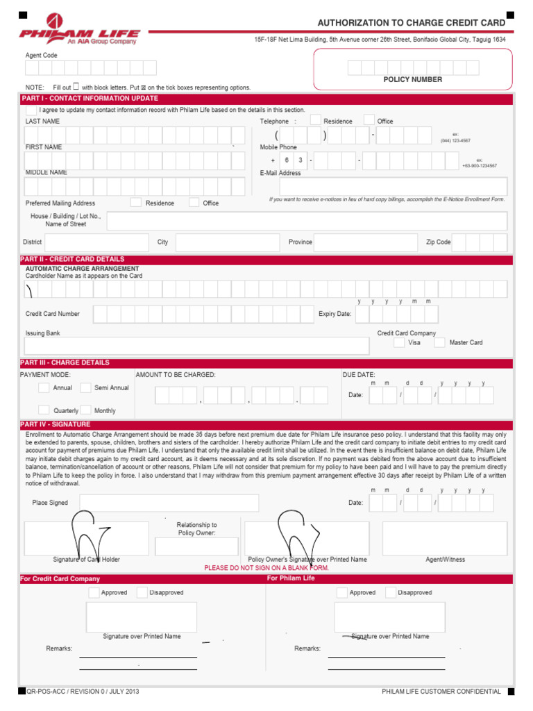Authorization To Charge Credit Card | PDF | Credit Card | Debit Card
