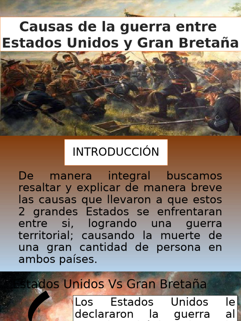 Causas de La Guerra | PDF | Guerra de 1812 | Conflictos