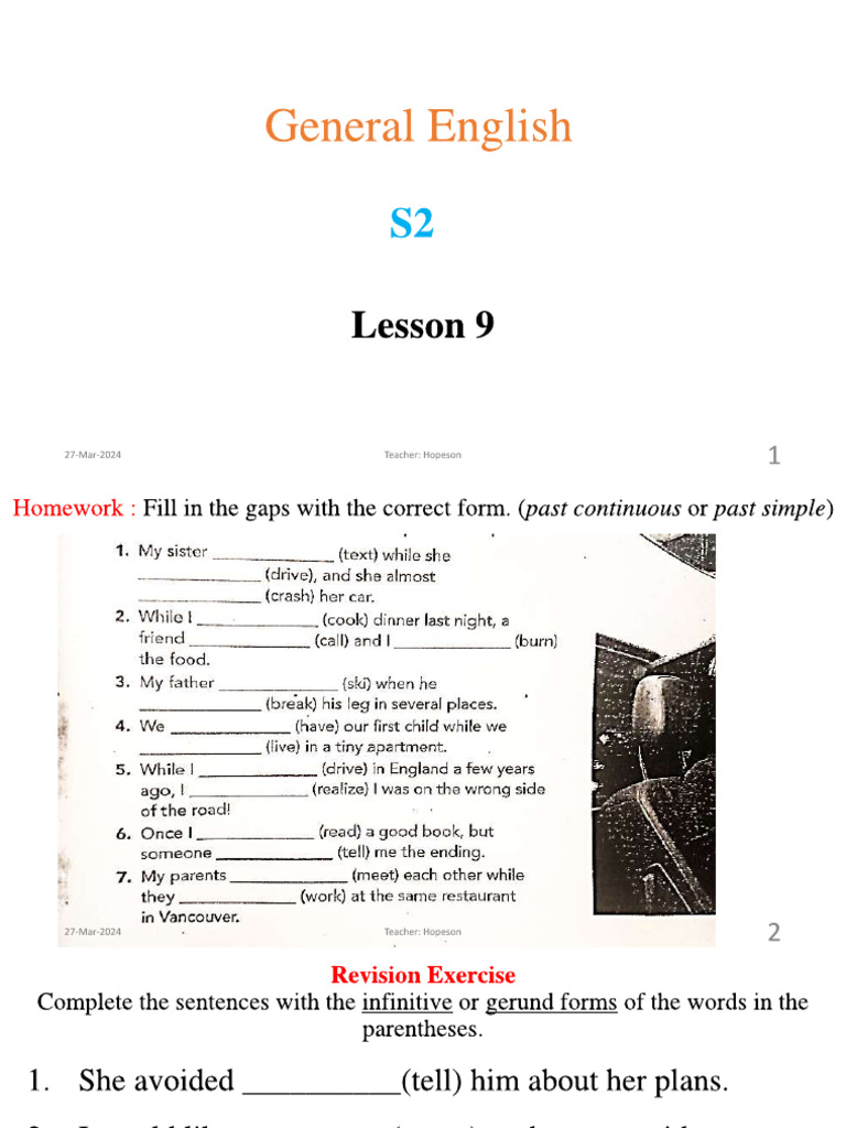 S2 - Lesson 9 | PDF