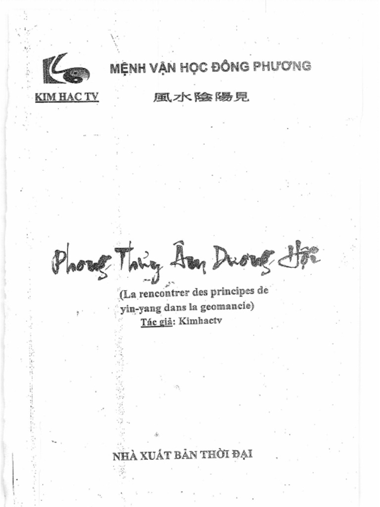 Phong Thu Âm Dương H I - Kim Hac TV | PDF
