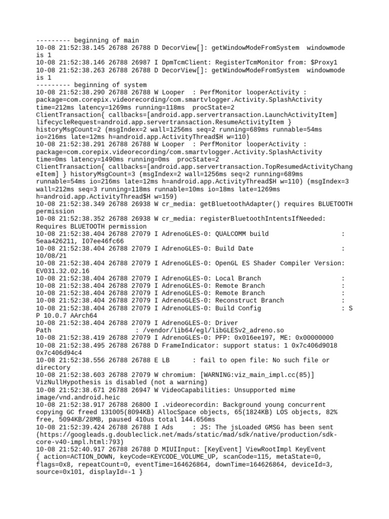 Android App Performance Log Analysis | PDF | 3 D Computer Graphics | Computer Graphics