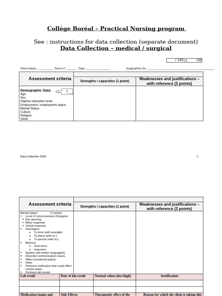 Data Collection - 2020 | PDF | Medical Specialties | Clinical Medicine