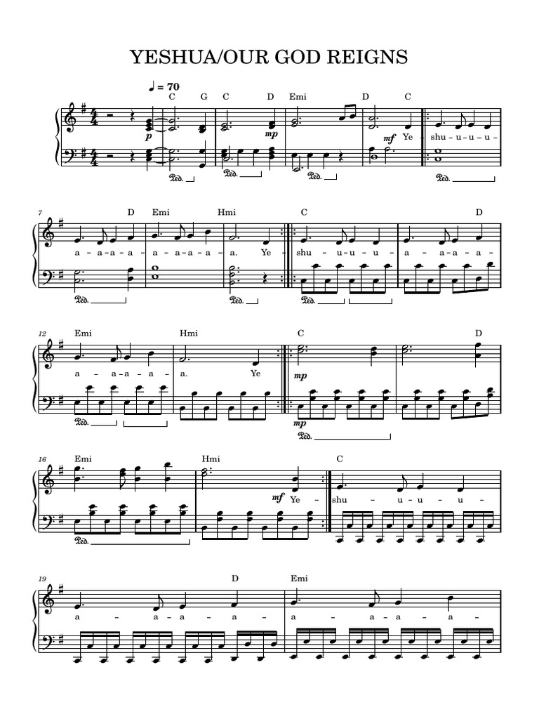 Yeshua: Our God Reigns in Worship | PDF | Apocalypticists | Jesus