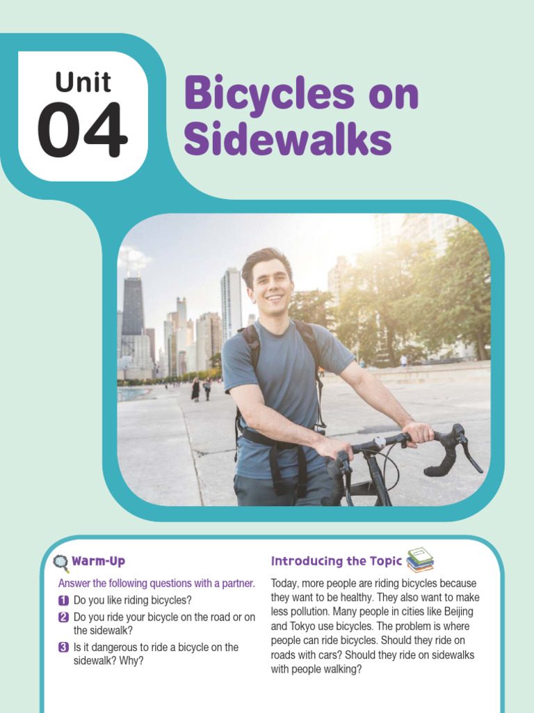 Unit 4 (Debate Pro Junior 1) | PDF | Sidewalk | Cycling Infrastructure