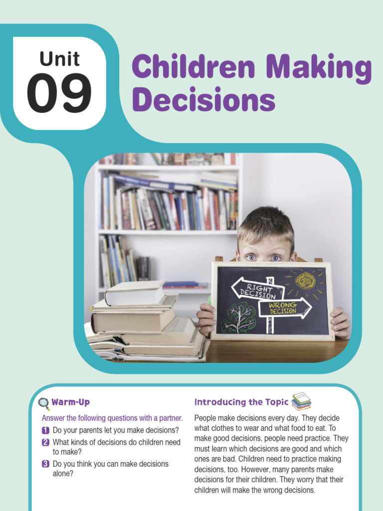 Should Kids Make Their Own Decisions? | PDF | Decision Making | Cognition