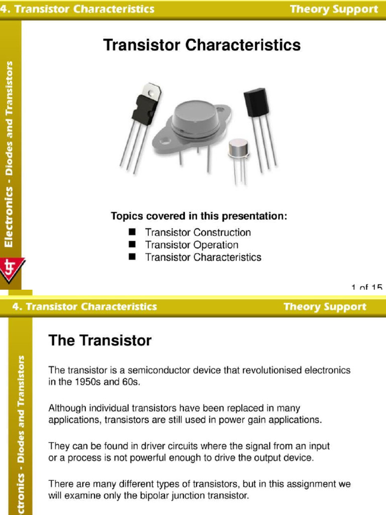 Transistor | PDF