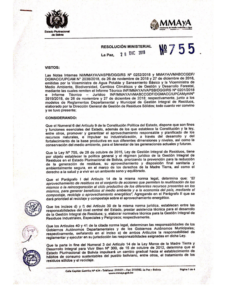 RM_755_MOD_REGLAMENTOS_DEP_Y_MUN. (1) | PDF