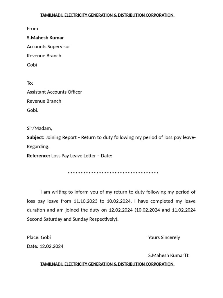 Section Office Returning The Letter | PDF | Economies