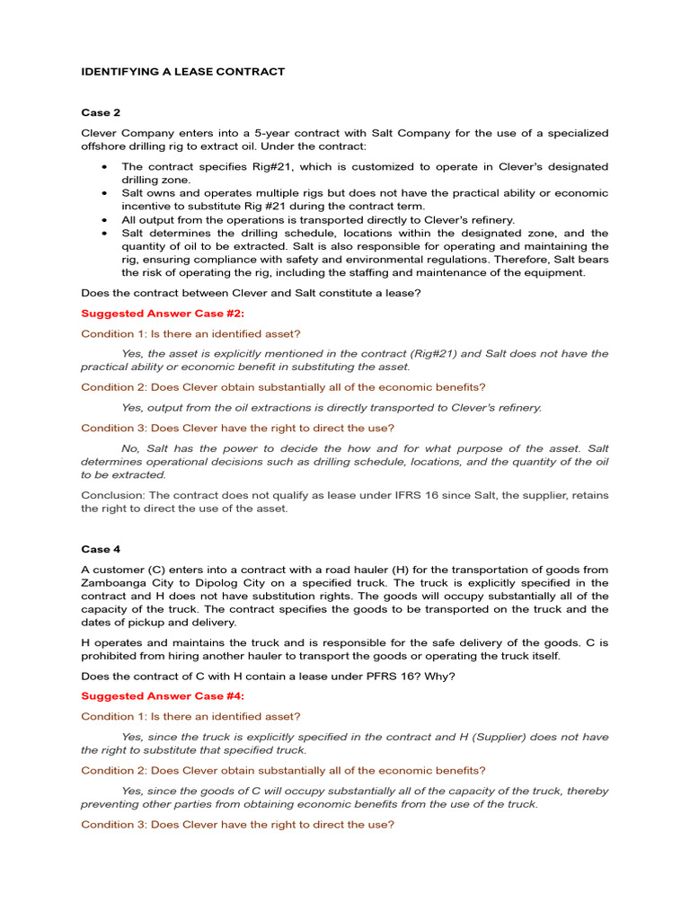 Lease Identification Analysis | PDF | Oil Well | Drilling Rig
