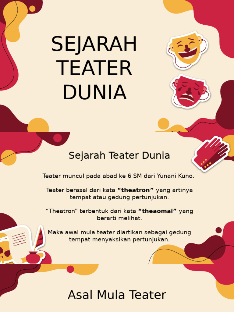 Sejarah Teater Dunia | PDF