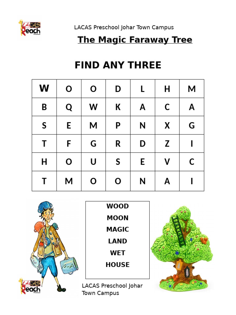 LACAS Preschool Magic Faraway Tree Activity | PDF