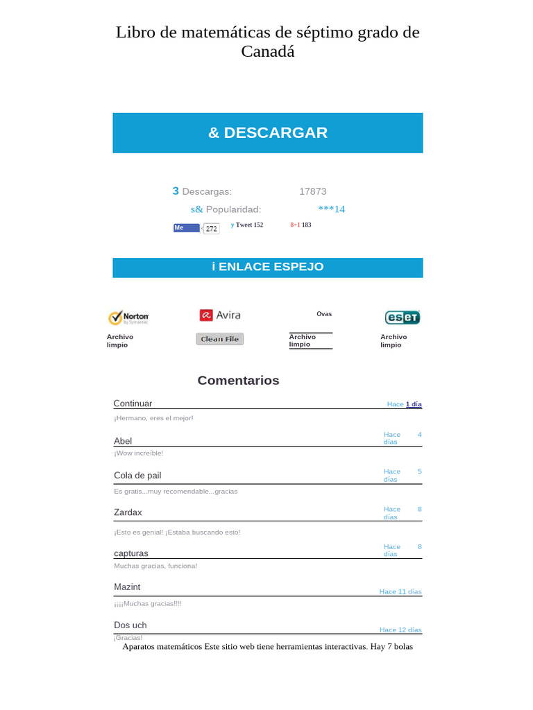 Libro de Matemáticas de Séptimo Grado Canadá | PDF | Plan de estudios | Ecuaciones