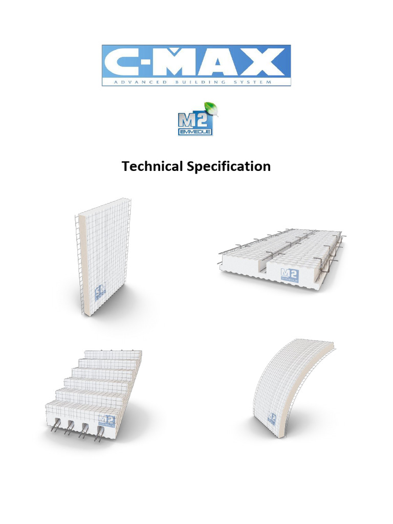 C - Max Technical Specs Catalogue | PDF | Wall | Concrete