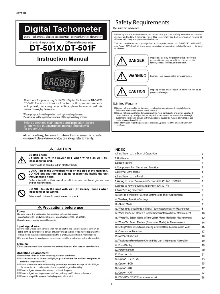 DT 501X Manual | PDF | Bipolar Junction Transistor | Relay