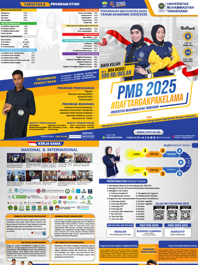 Brosur Umt 2025-2026 Fix | PDF