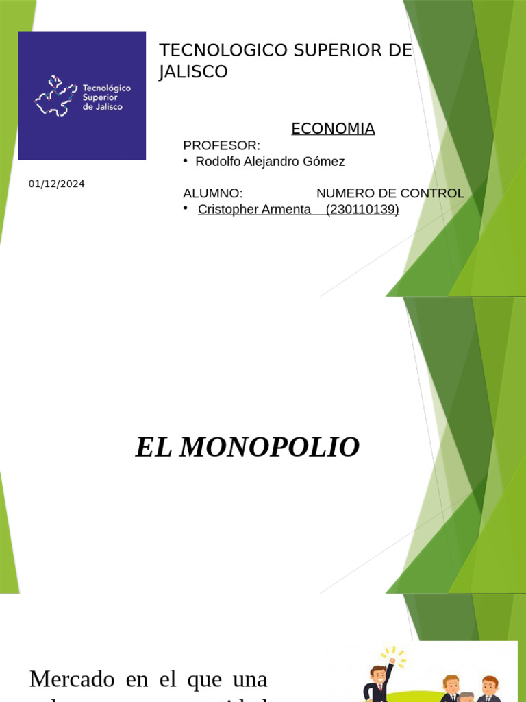 Monopolio | PDF | Monopolio | Mercado (economía)