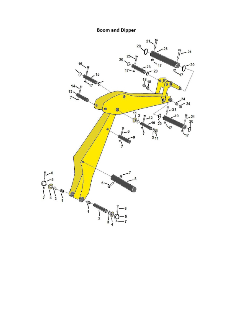 JCB BSIII Boom and Dipper | PDF