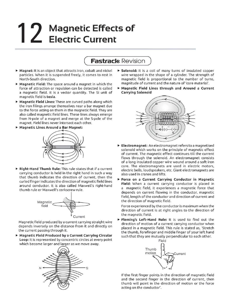 Magnetic Effect - Imp Questions | PDF