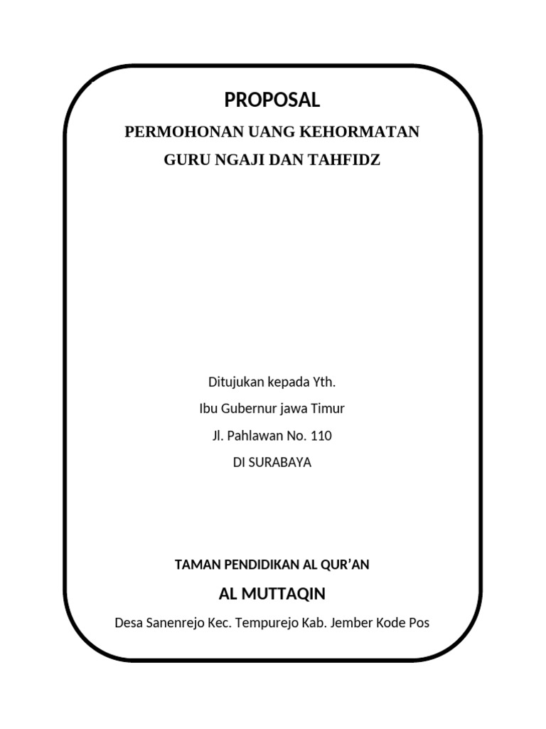 Cover Proposal | PDF