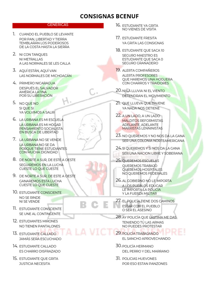 CONSIGNAS BCENUF-1 | PDF