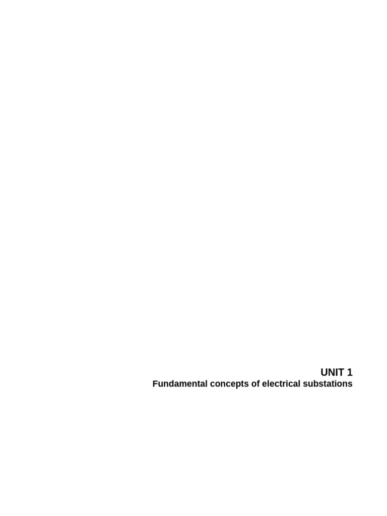 Electrical Substation Fundamentals | PDF | Electric Power Transmission ...