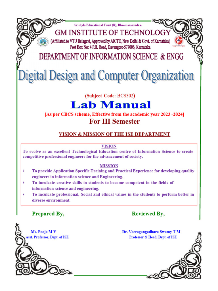 DDCO-BCS302 LAB MANUAL | PDF | Electronics | Electronic Engineering