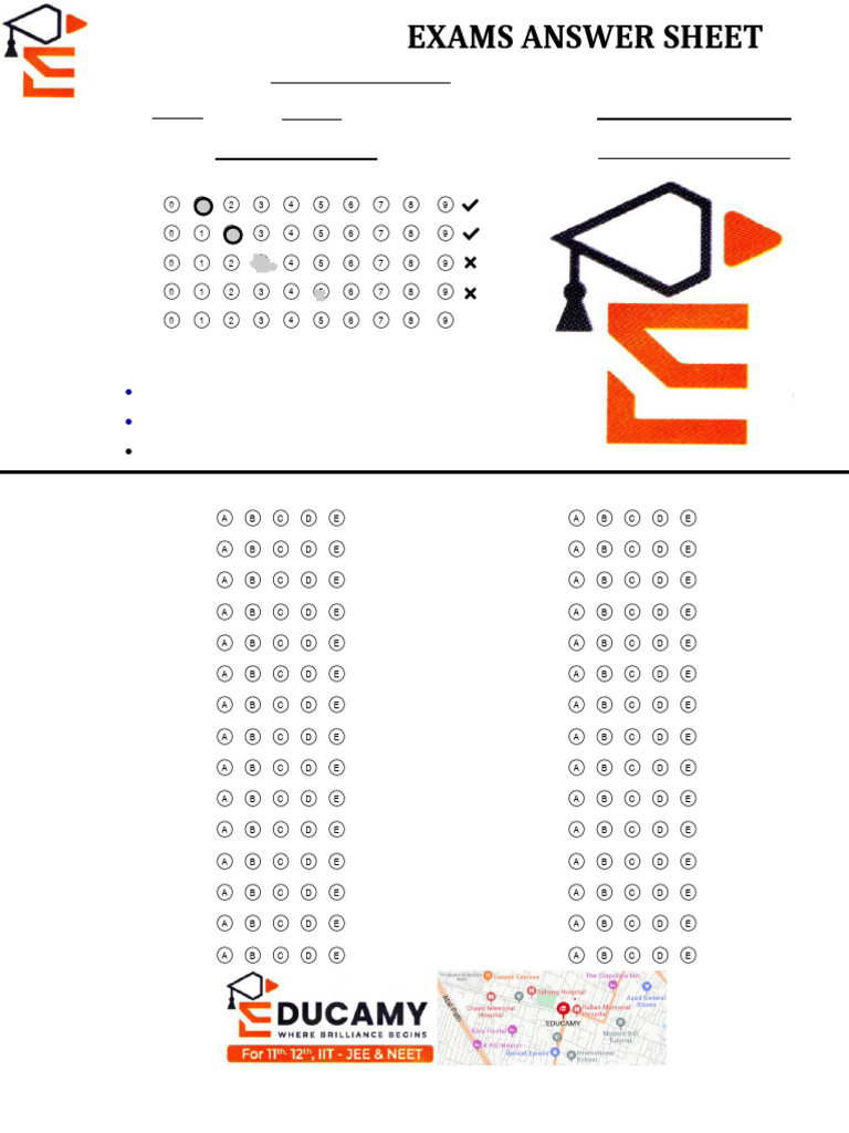 30 Question Answer Sheet | PDF