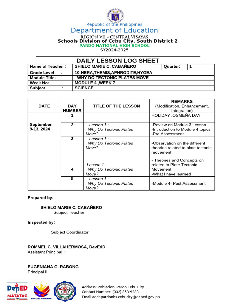 New DLL Grade 10 Sept 9-30 | PDF | Electromagnetic Spectrum ...