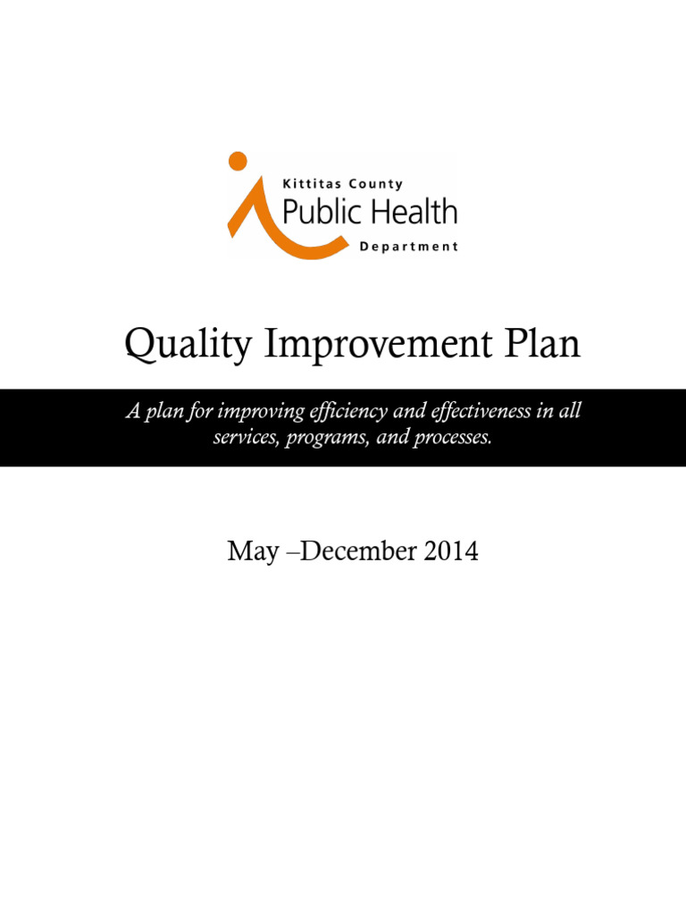 KCPHD Quality Improvement Plan 2014 | PDF | Quality Management ...