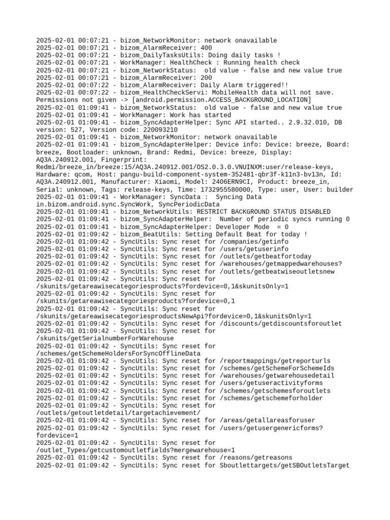 Logg_20250201 | PDF | Computing | Software